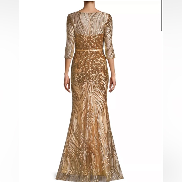 Basix | Dresses | Basix Metallic Gown | Poshmark